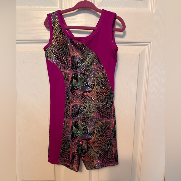 Danskin Now | Costumes | Girls Danskin Now Gymnastics Biketard | Poshmark